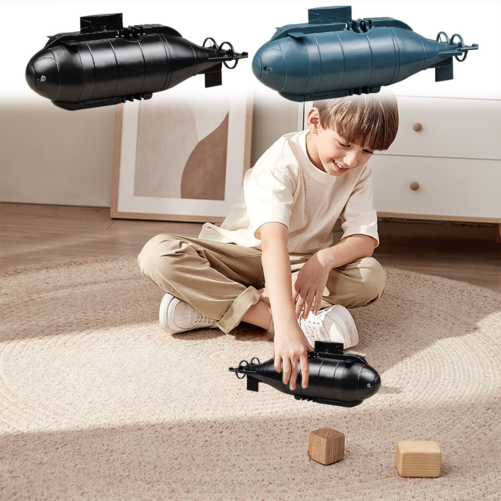 CQCYD Toys under $5 Remote Control RC Submarine,2.4G Remote Control ...