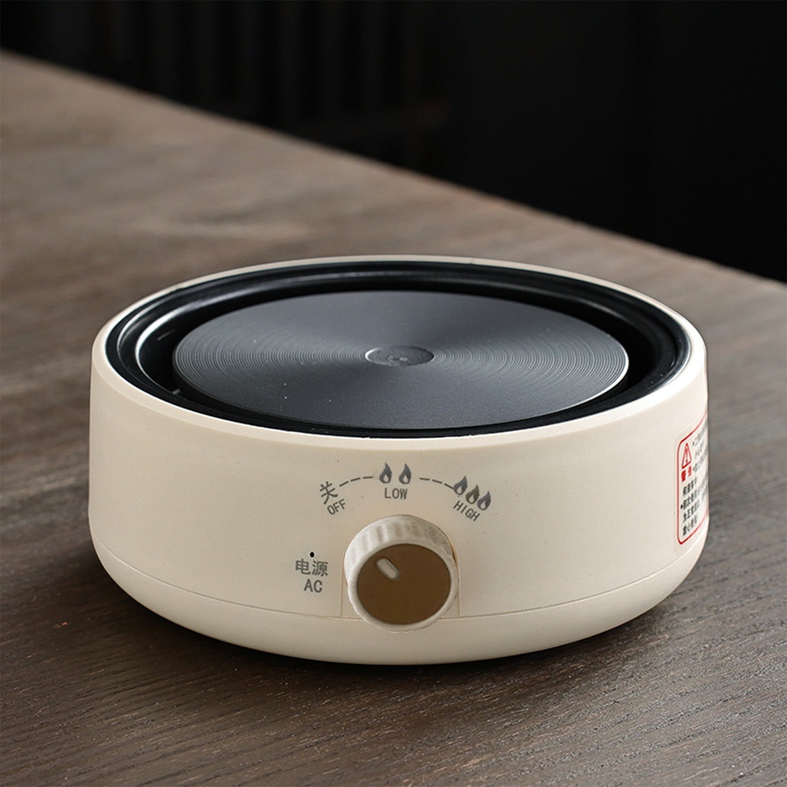 CQCYD Electric Stove for Flower Tea Kettle, 3-Stage Knob Mini Hot Plate ...