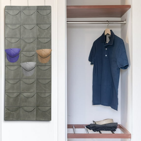 CQCYD Hat Storage Hanging Bag for Baseball Caps, 6-Pocket Thickened Non ...