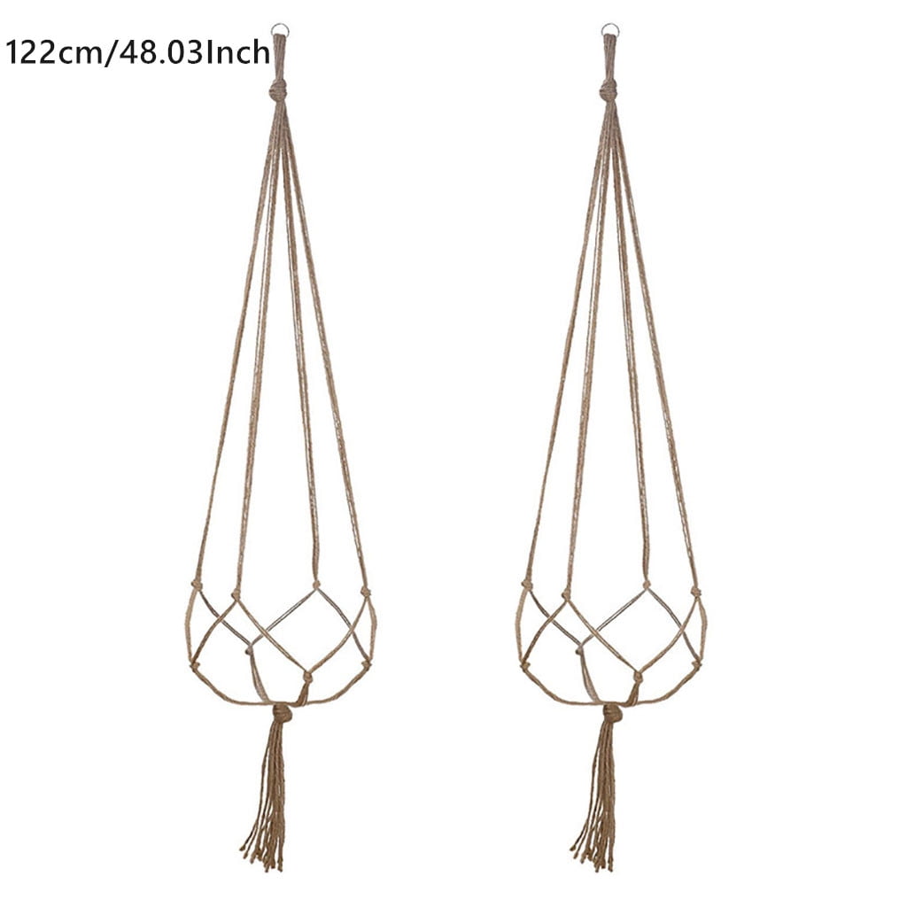 CQCYD Macrame Plant Hanger For Pots, Boho Home Decor Indoor Wall ...