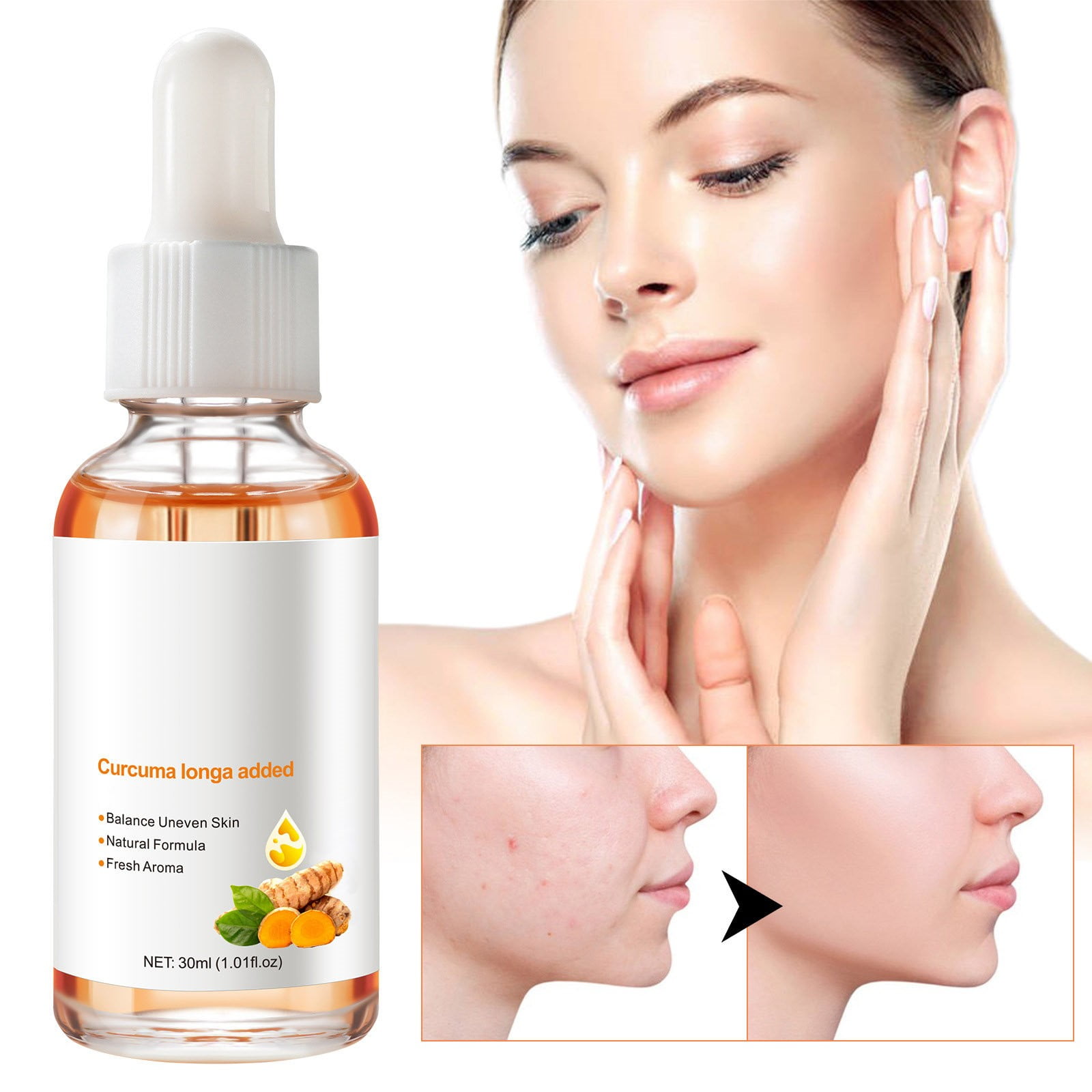 CQININI Essence Dark Corrector Oil Body Massage Oil Facial Nourishing ...