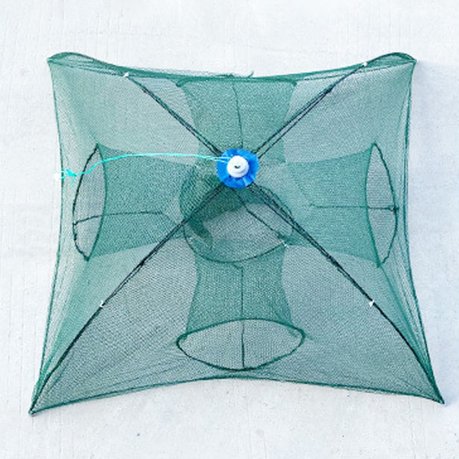 CQININI Foldable Lobster & Fish Trap Umbrella Style Catch Net Cage For ...