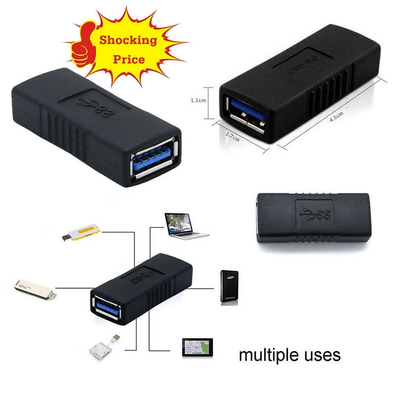 CQININI HDMI cable HDMI A USB Adapter Changer Female Type Coupler ...