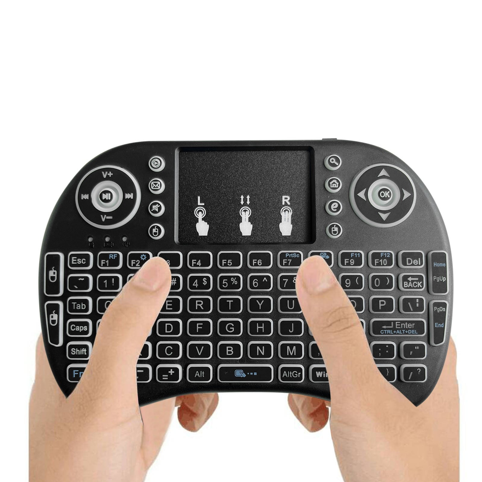 CQININI Keyboard I8 Wireless Mini Keyboard Remote Control Touchpad For ...