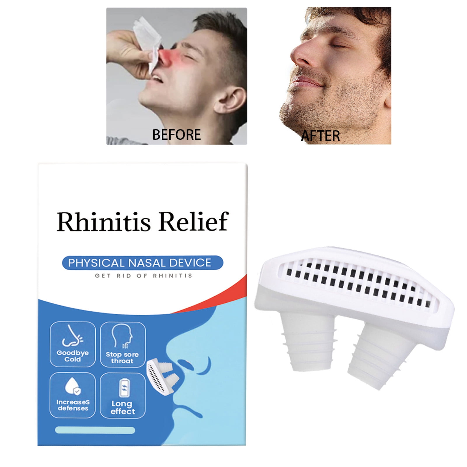 CQININI Red Light Nose Device Nasal Calming Device Red Light Nose ...