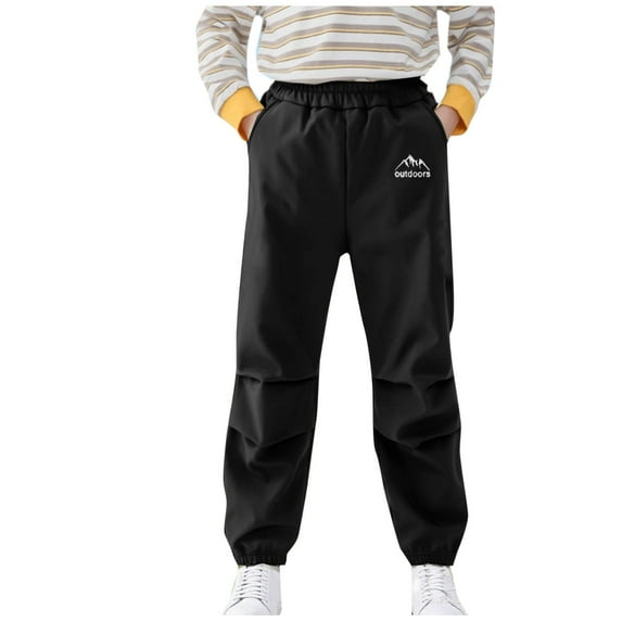 CQONEPT Boys Sweatpants Quick Dry Loose Fit Casual Elastic Waist ...