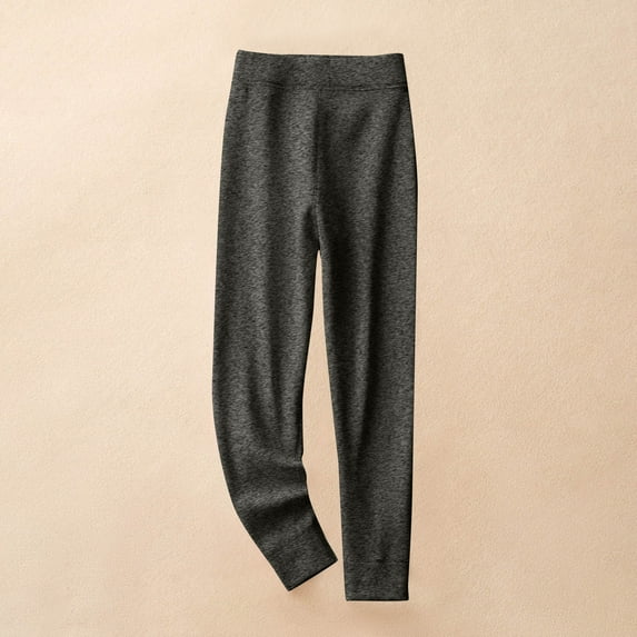 CQONEPT C Cotton Pants Skinny Leg High Waist Leggings Casual Cozy Soft ...