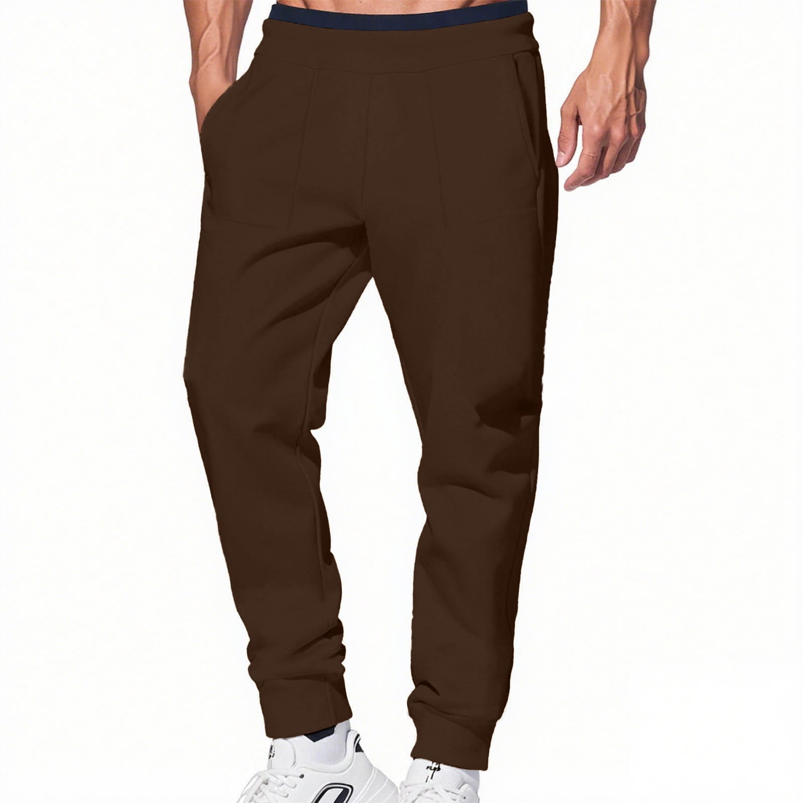 CQONEPT Fleece Lined Pant for Mens Sports Running Tactical Pants ...