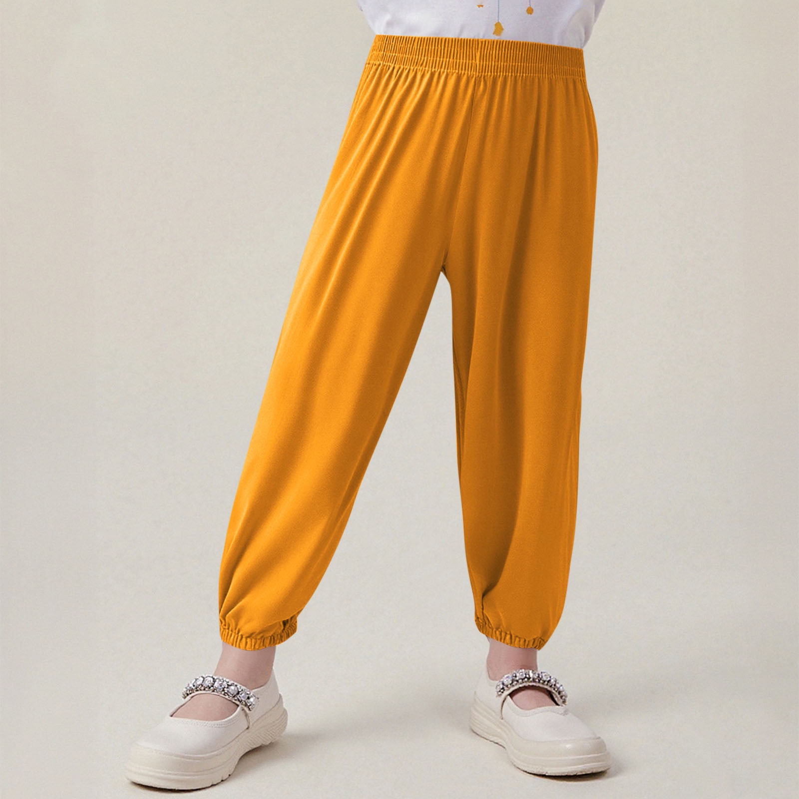 CQONEPT Kids Cotton Pants Casual Athletic Running Jogger Pant Mosquito ...