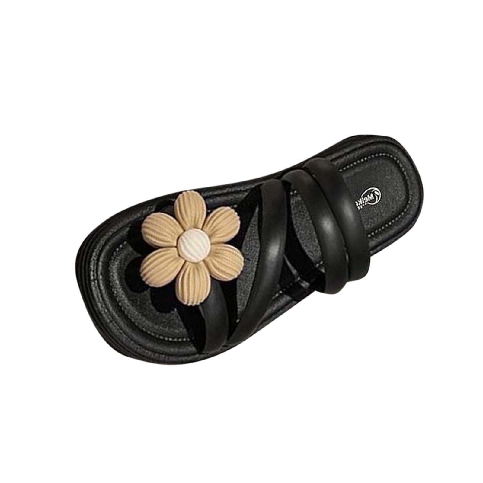 CQONEPT Low-Chunk Low Heel Pump Sandal for Womens Open Toe Ankle Strap Low Block Chunky Heels ...