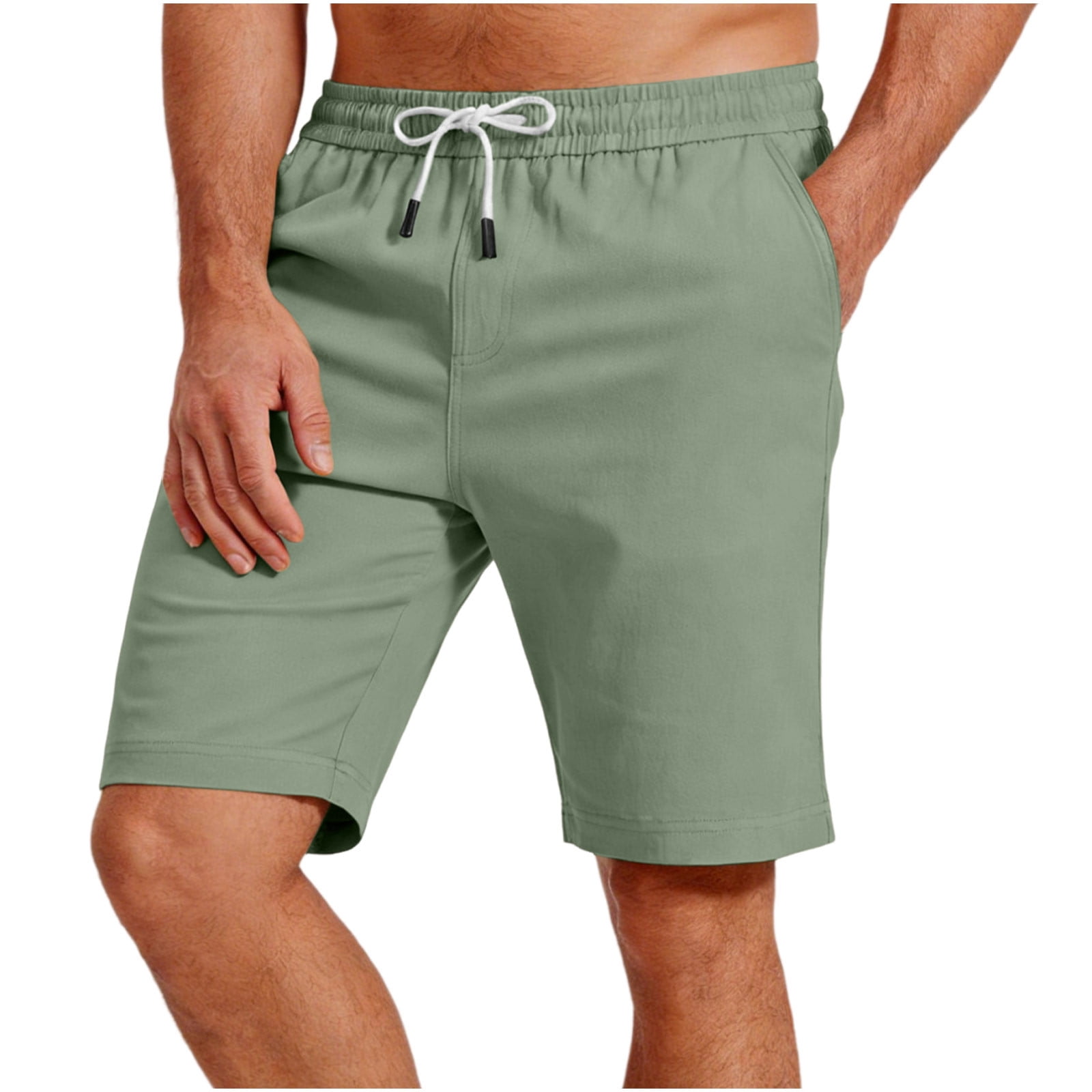 CQONEPT Men's Swim Bermuda Quick Dry Bathing Suit Beach Shorts Elastic ...