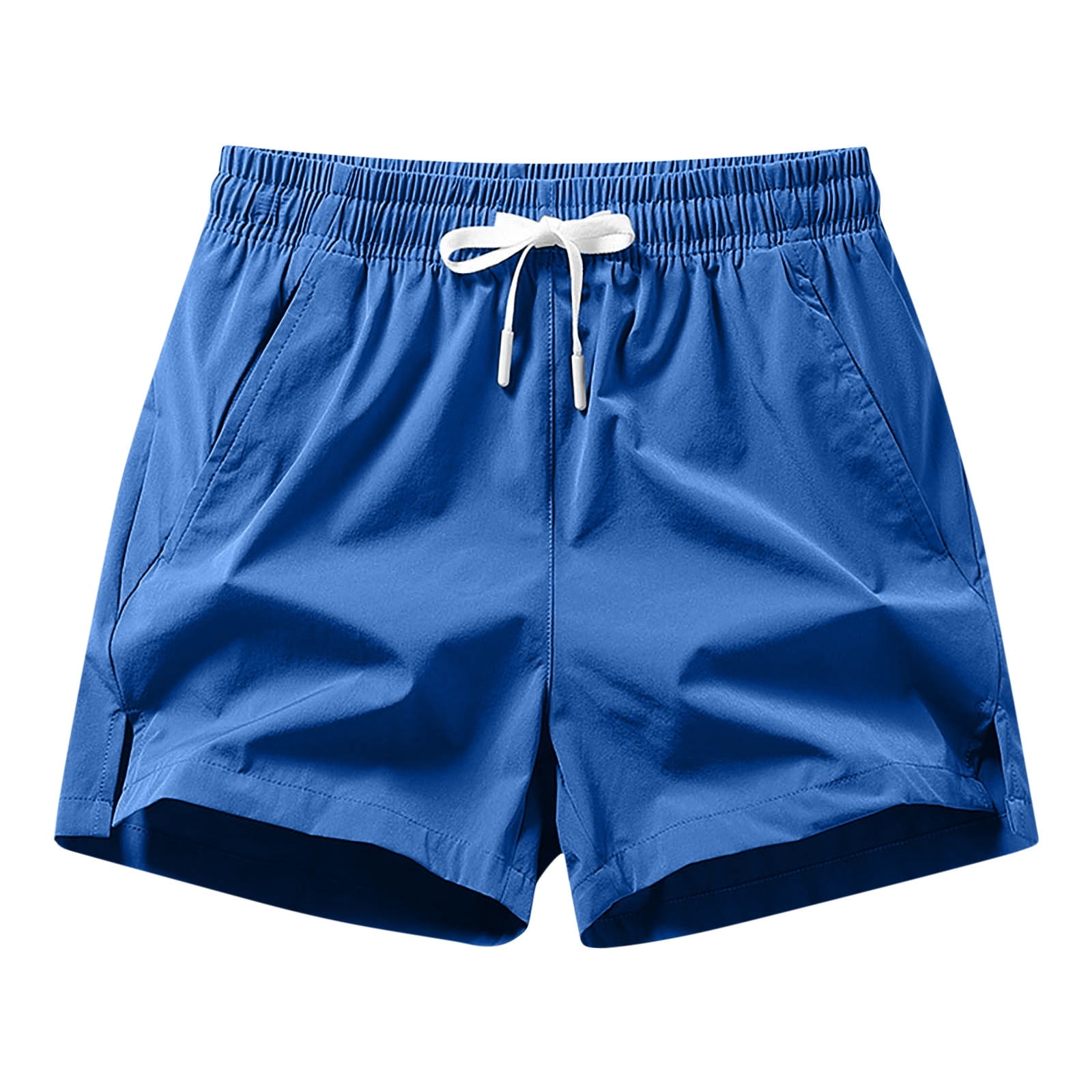 CQONEPT Mens Big and Tall Swim Trunks Quick Dry Elastic Waist Swim ...