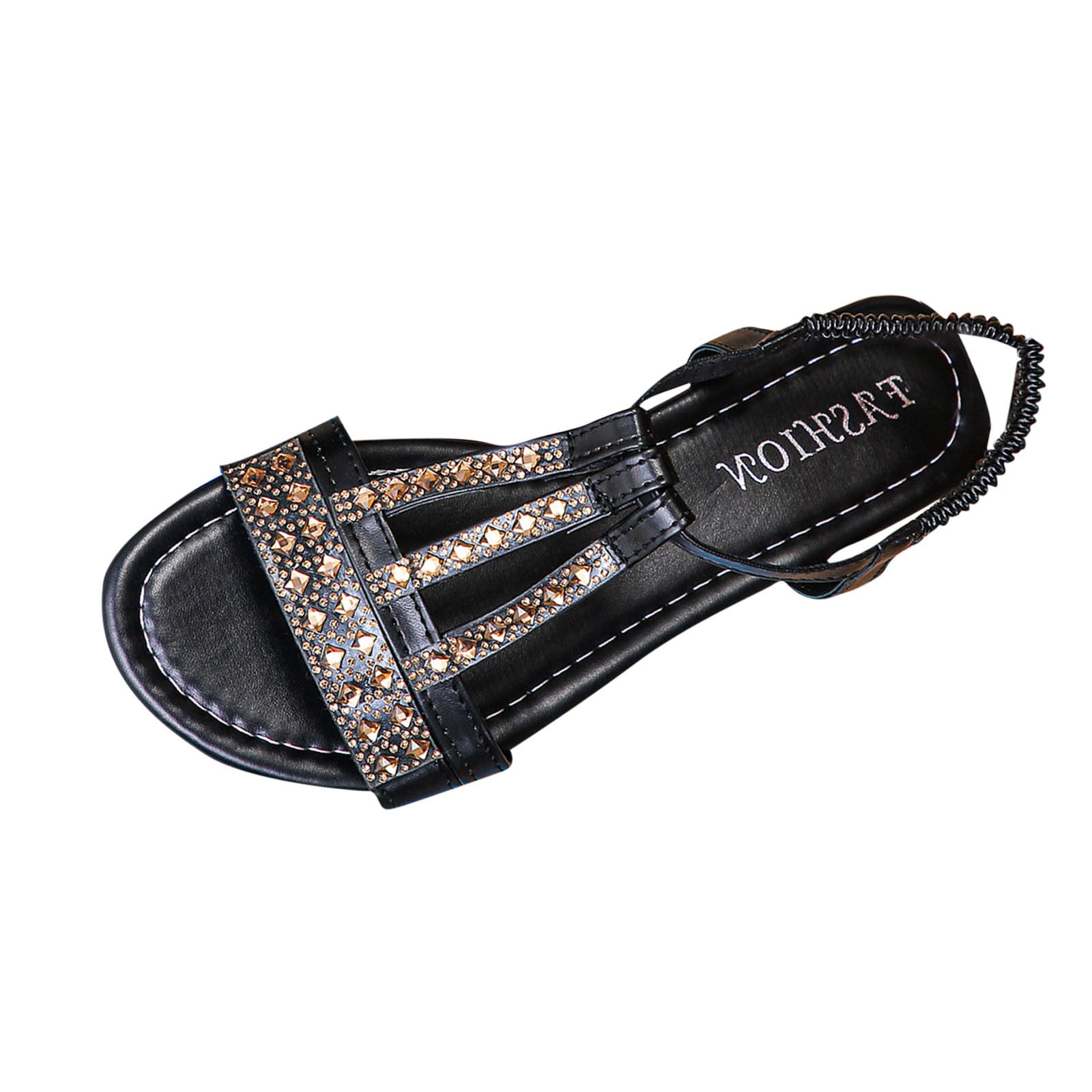 CQONEPT Strappy Lace Up Chunky High Heels Open Toe Ankle Strap Sandal ...