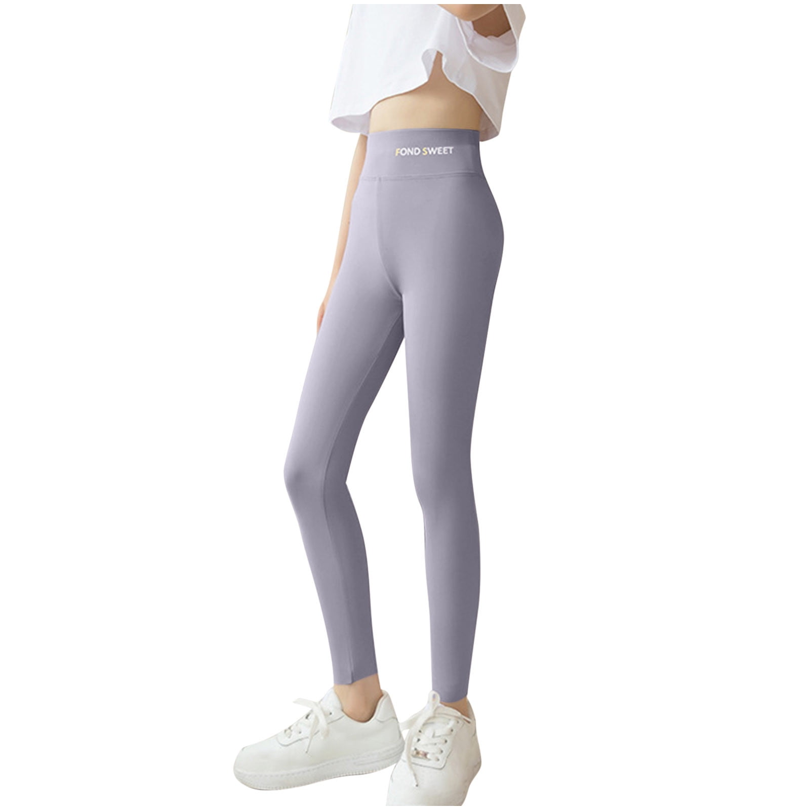 CQONEPT Yoga Pants High Waist Skinny Leg Petite Athletic Leggings Slim ...