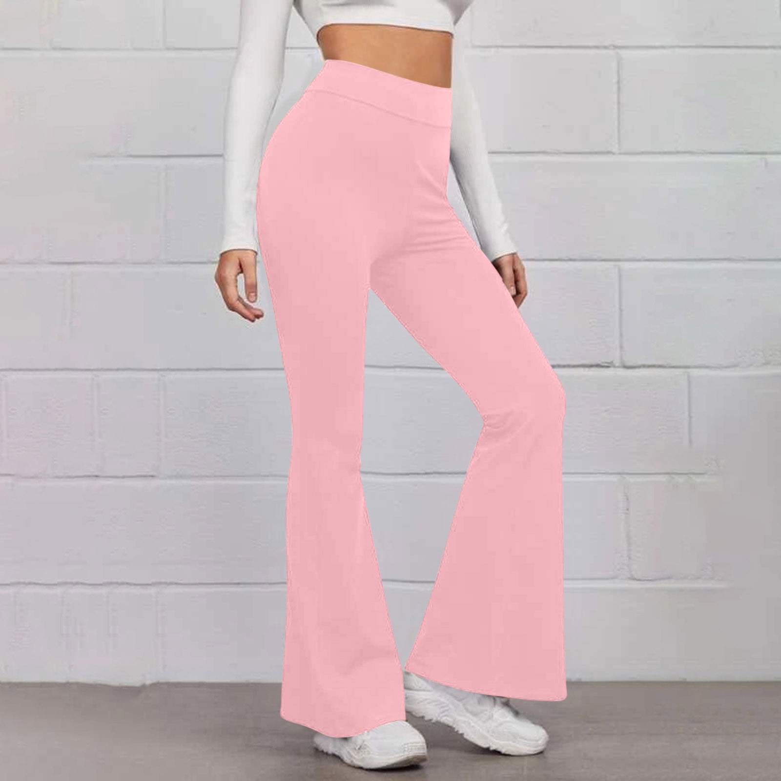 CQONEPT Yoga Pants for Womens Tummy Control Casual Loose Fit Stretchy ...