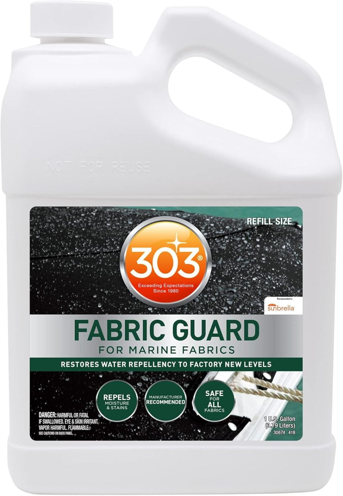 CQRF Marine Fabric Guard – Water Repellent & Stain Shielding Fabric ...