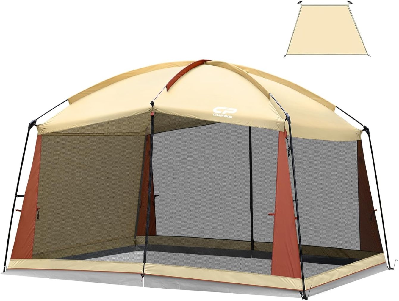 CQRF Screen House Room with 1 Pc Removal Wind/Sun Panel Canopy Tent ...