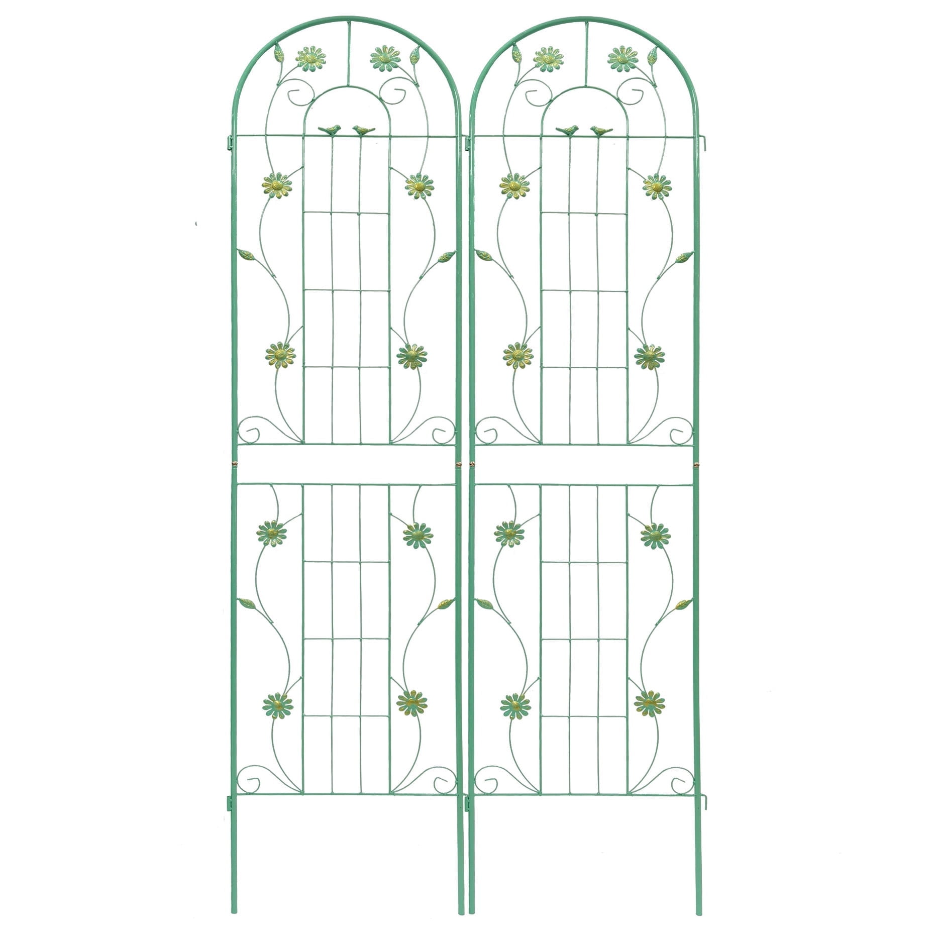 CQSXDA 2 Pack Large Garden Trellis 86.7"H x 19.7" W Heavy Duty ...