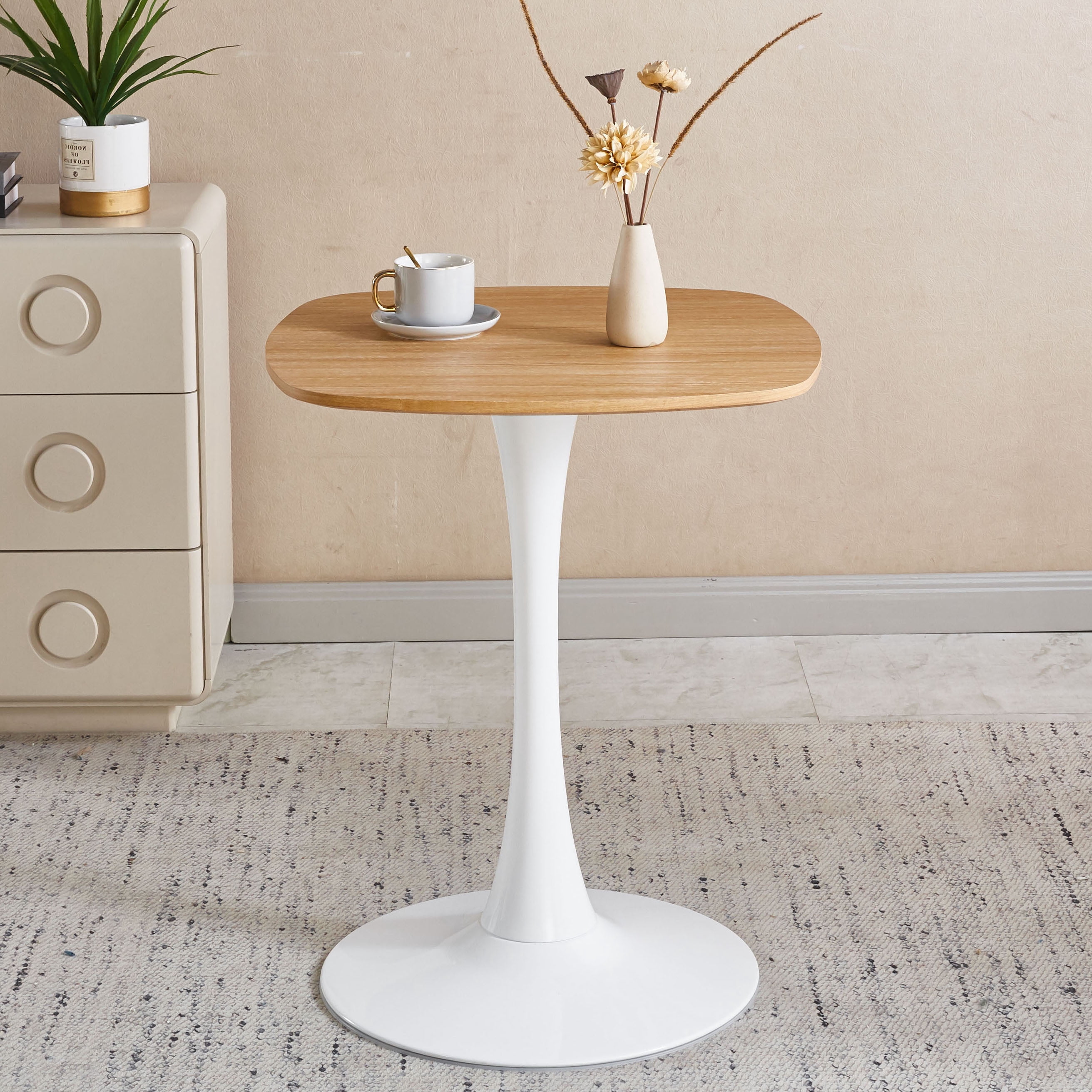 CQSXDA Modern 23.62 Inch Dining Table For Small Spaces Serving As A ...