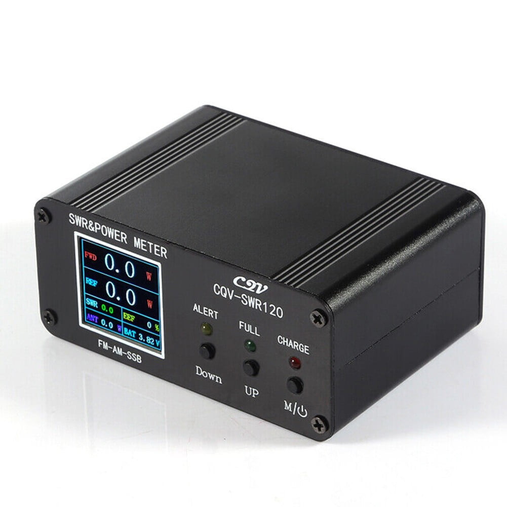 CQV-SWR120 120W SWR & Power Standing Wave Meter Full Color HD Display ...