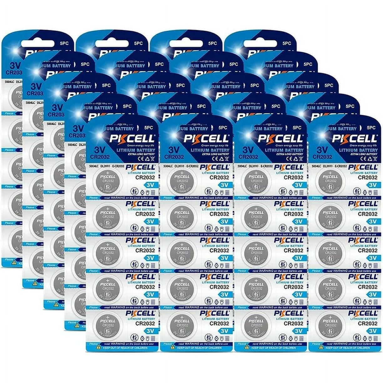CR 2032 Batteries (100 Pack), 3V Lithium Coin Batteries - Walmart.com