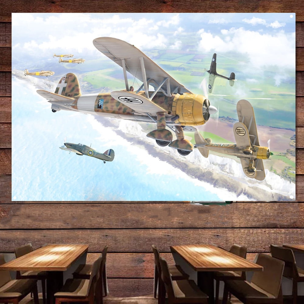 CR.42 Falco Fighter Jet Poster Wall Charts - 38" x 57" Aviation ...