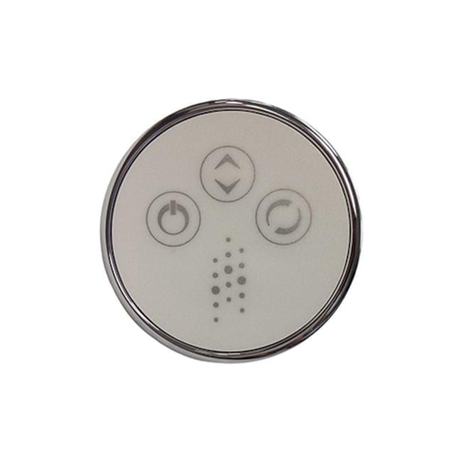 CR Air Systems TMS Round Spa Side Control, for Variable Bath Pump, Chrome - 3-Button - Walmart.com