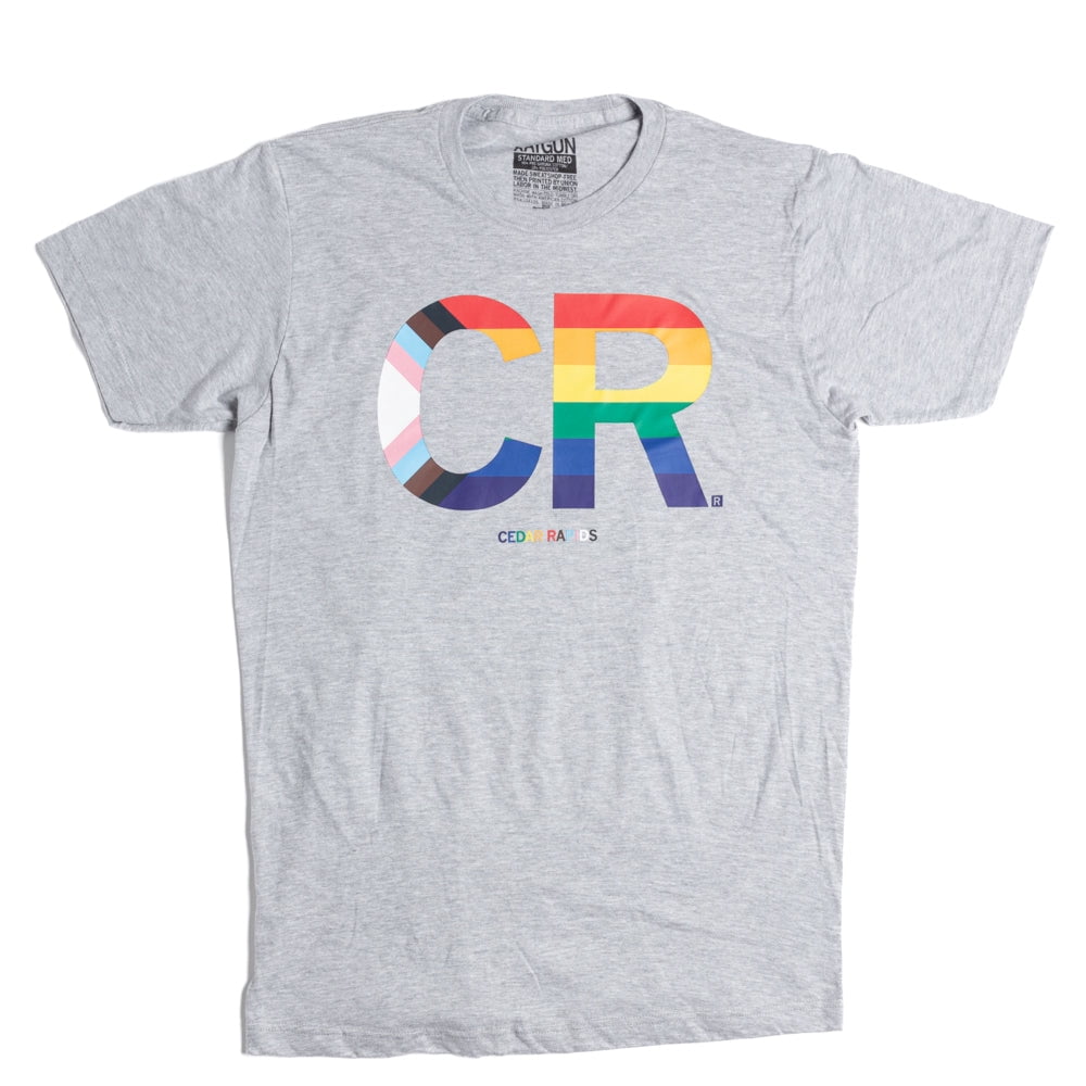 CR Stacked Text Progress Pride Flag TShirt Trending Tee Best Gift ...