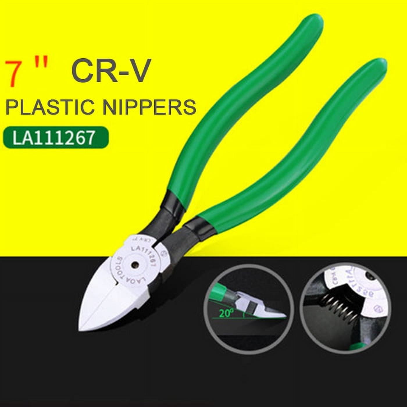 CR-V Plastic Nippers Electrical Wire Cable Cutters Diagonal Pliers ...