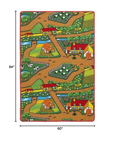 CR's Colorful Animal Farm Area Rugs Carpet Farm Landscape Modern Carpet ...
