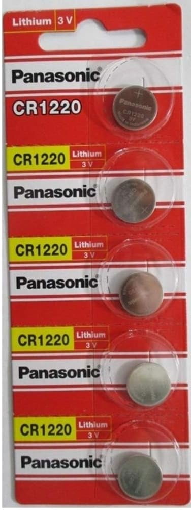 CR1220 3 Volt Lithium Coin Battery (5 Batteries) - Walmart.com