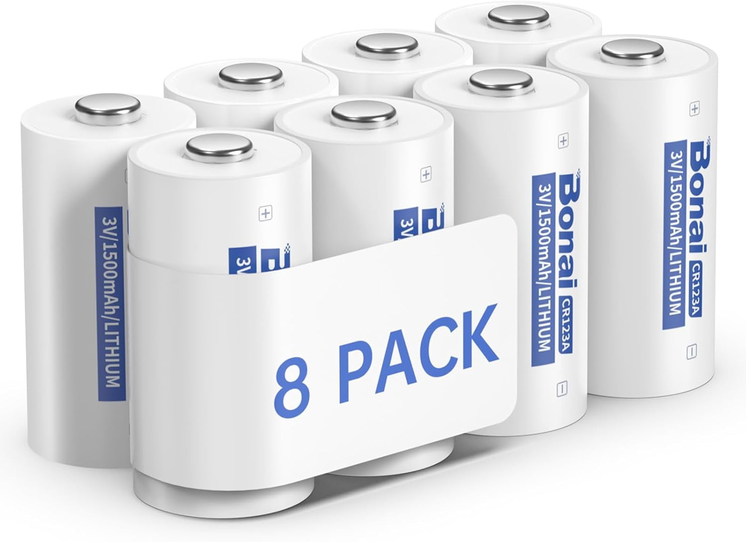 CR123A Batteries 3v Lithium Battery High Capacity CR123 CR17345 8PC for ...