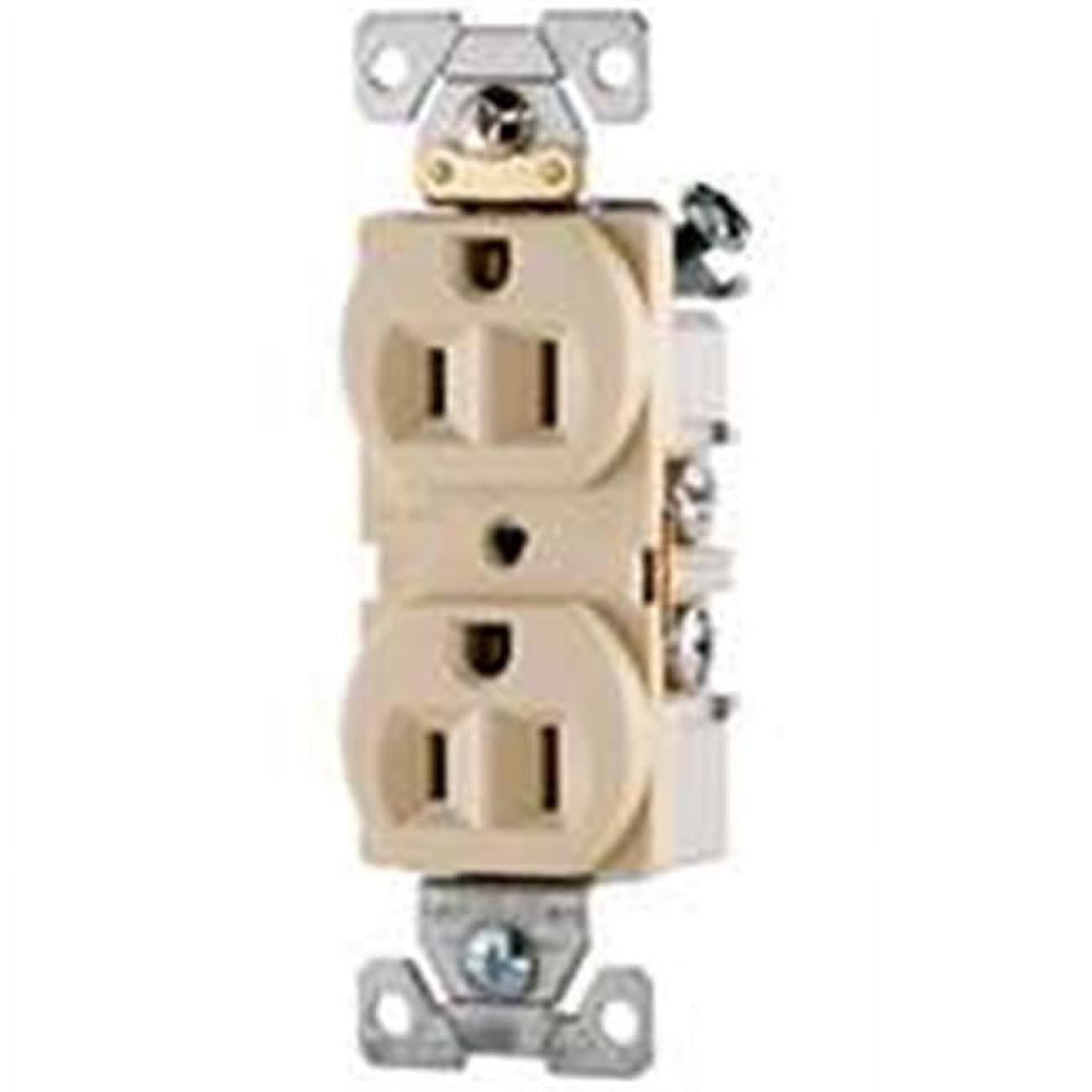CR15V Commercial Grade Receptacle, Ivory 15 Amp - Walmart.com