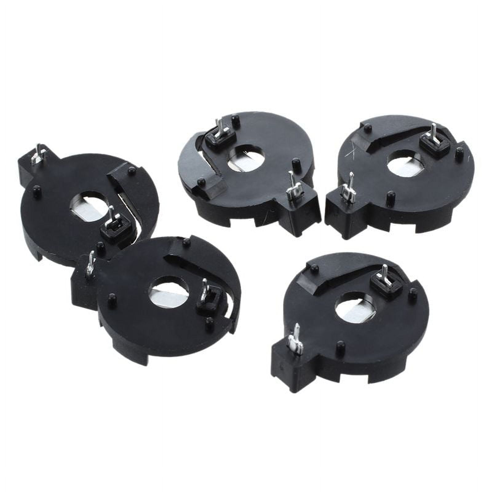 CR2016 2025 2032 Coin Cell Button Battery Holder Socket Black 5 Pcs ...