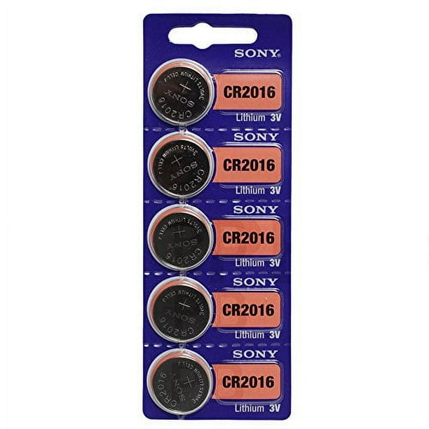 CR2016 Battery Lithium Coin Batteries (Pack of 15) by Sony - Walmart ...