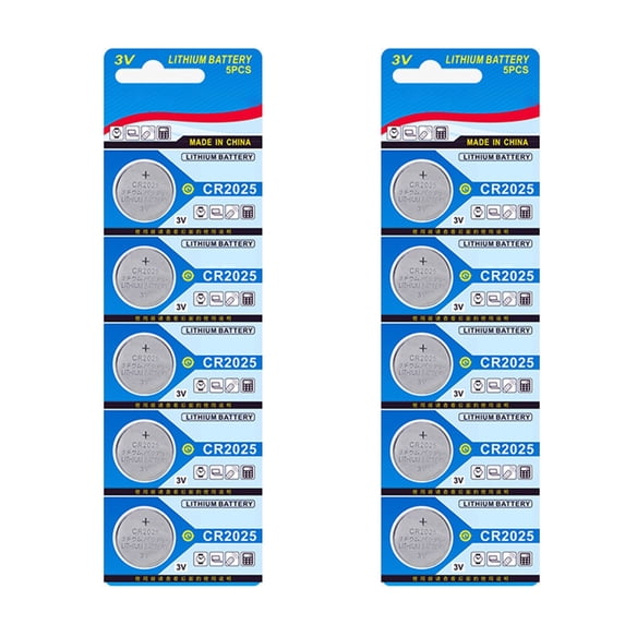 CR2025 High Capacity 3V Coin Button Cell Batteries for Electronics ...