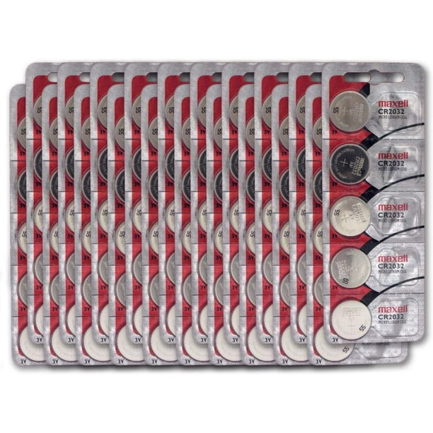 CR2032 3V Micro Lithium coin Cell Battery Maxell Original Hologram pack ...