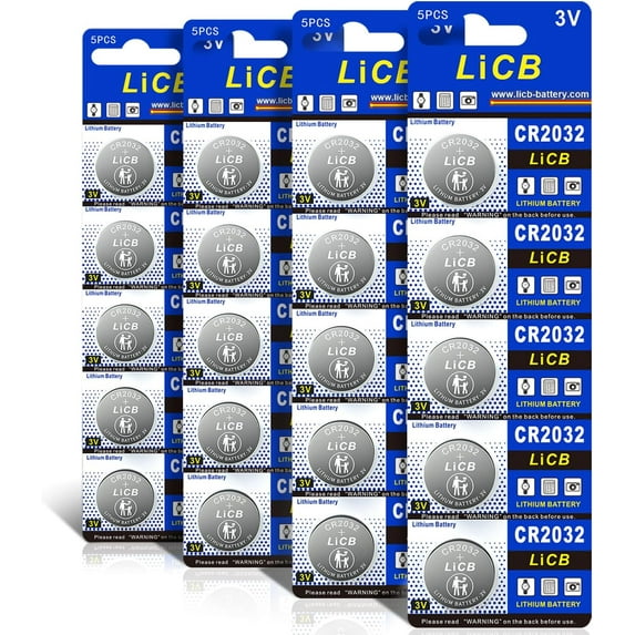 CR2032 Battery,Long-Lasting & High Capacity CR 2032 3V Coin & Button ...