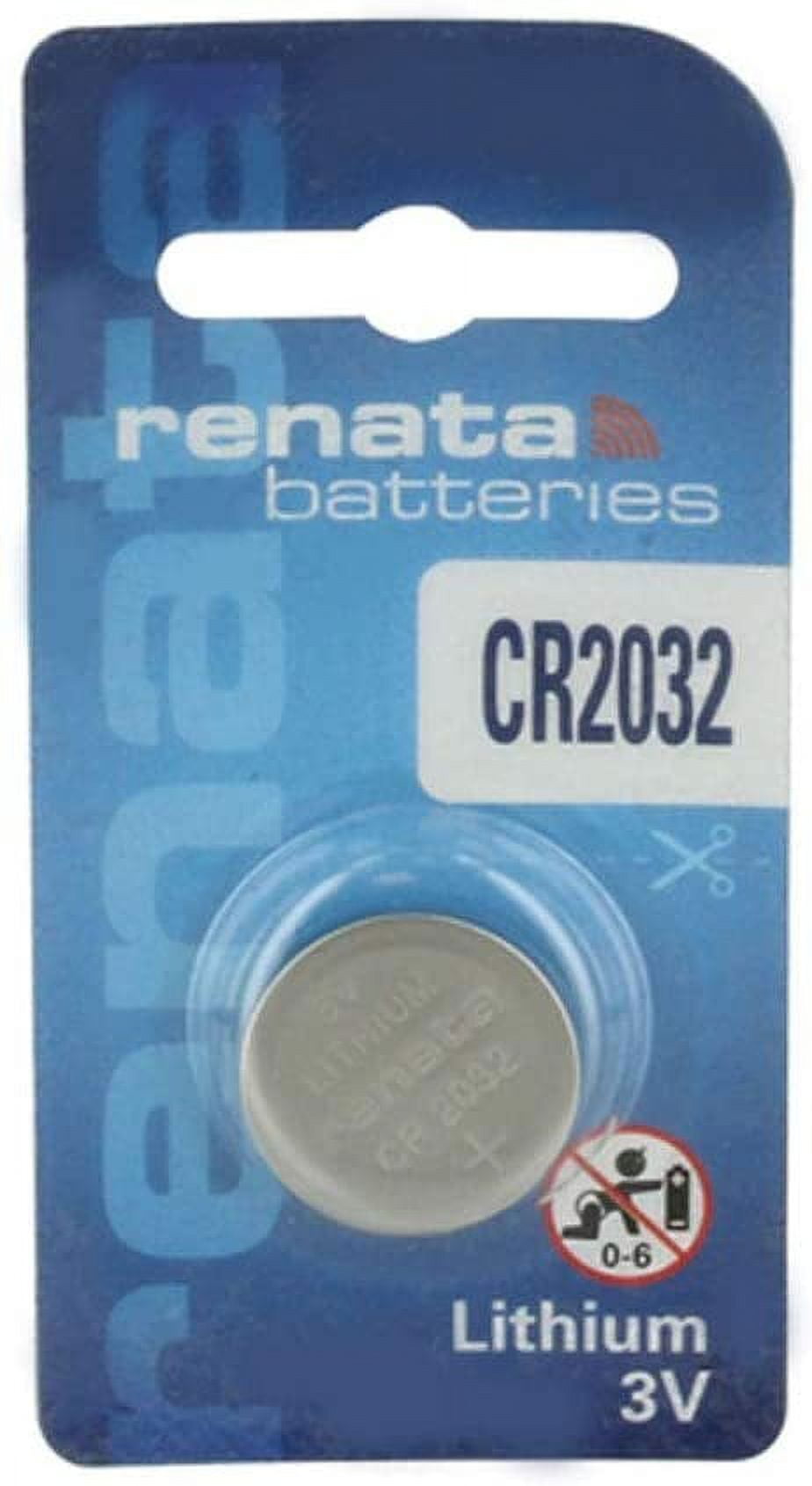 CR2032 Lithium Coin Cells - Strip of 5 Batteries - Walmart.com