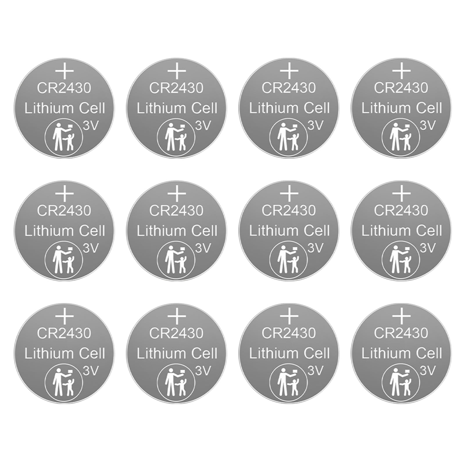 CR2430 3V 285mAh Coin Batteries Safe Coin Batteries for Long Use for ...