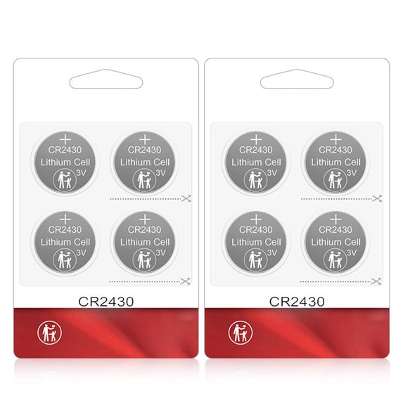 CR2430 3V 285mAh Coin Batteries Safe Coin Batteries for Long Use for ...