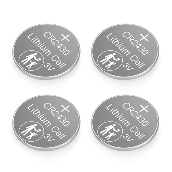 CR2430 3V Button Cell Batteries 285mAh Lithium Coin Batteries for Watch ...