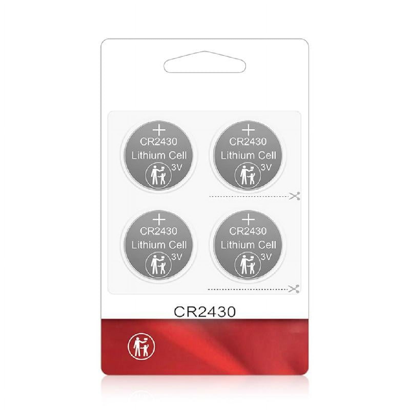 CR2430 3V Button Cell Battery 285mAh Lithium Coin Cell for Watch Alarm ...