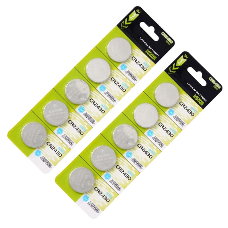 CR2430 Battery 3V Lithium Button Cells 10/5Pack For Toy Calculator ...