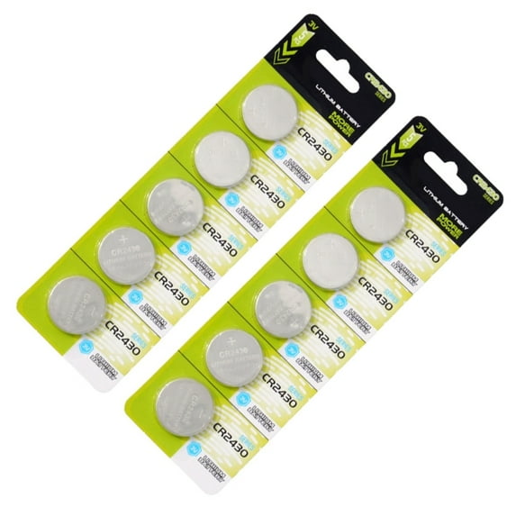 CR2430 Battery 3V Lithium Button Cells 10/5Pack For Toy Calculator ...