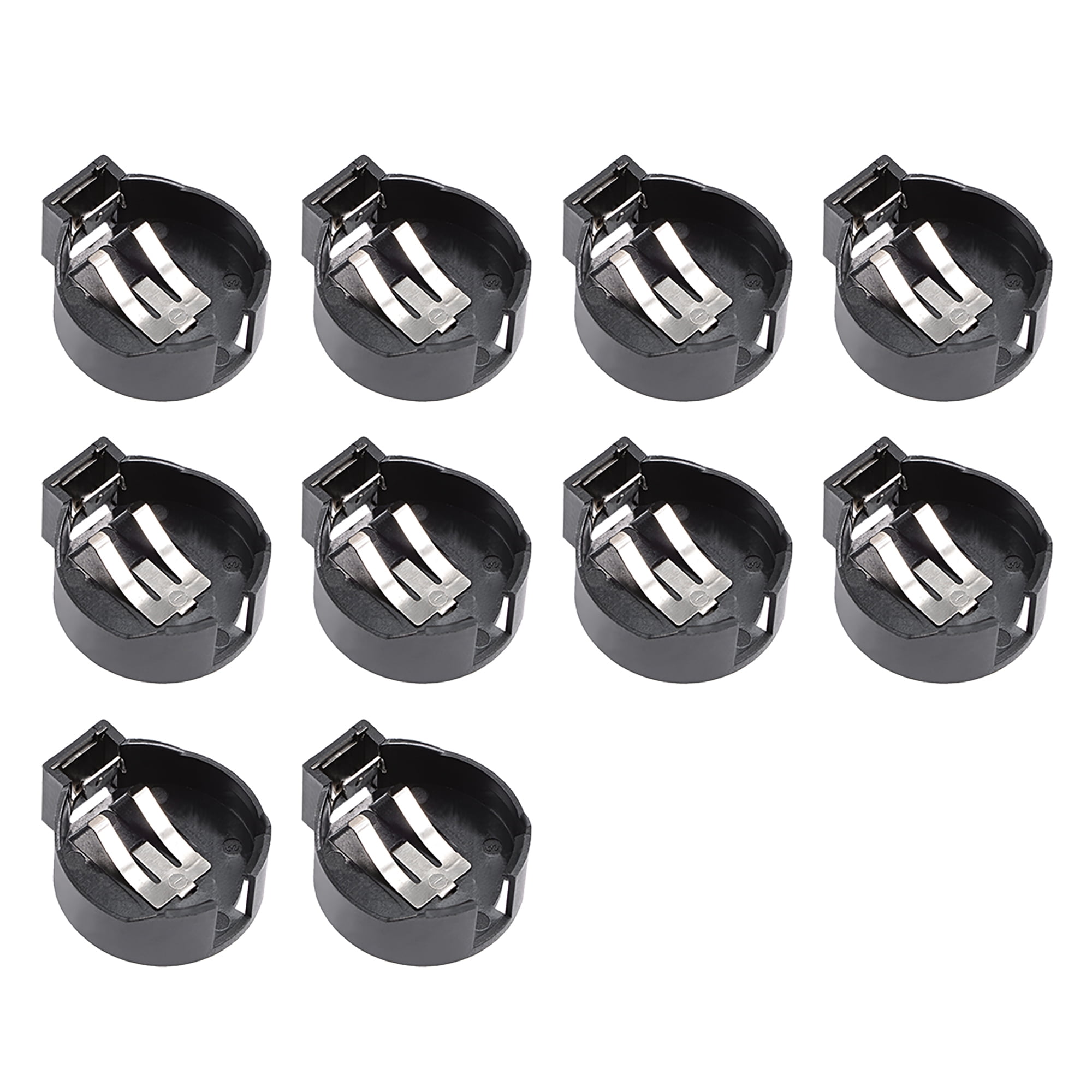 CR2477 Black Horizontal Coin Button Battery Holder Container Case 10 ...