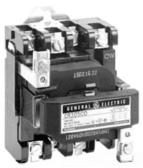 CR305E004 General Electric 300-Line Contactor 3 pole 3 phase 600V 100A ...