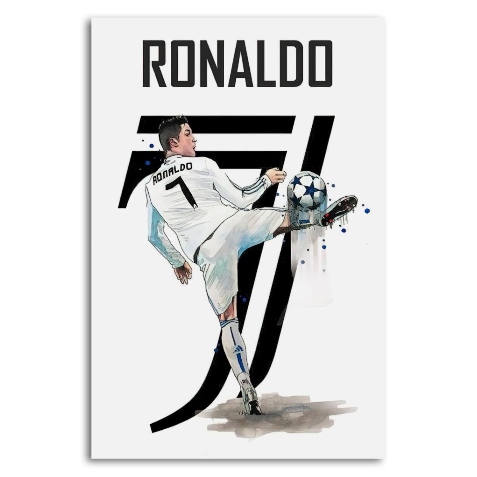 CR7 Cristiano Ronaldo Soccer Star Home Decor Posters Picture Wall Art ...