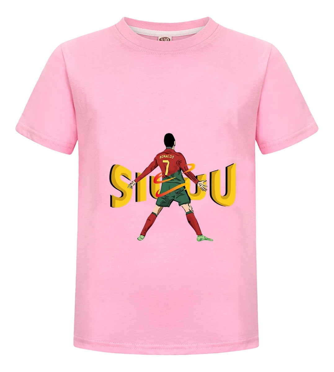 CR7 Siuuu Celebration Pose Red T-Shirt – Iconic Ronaldo Graphic Tee ...