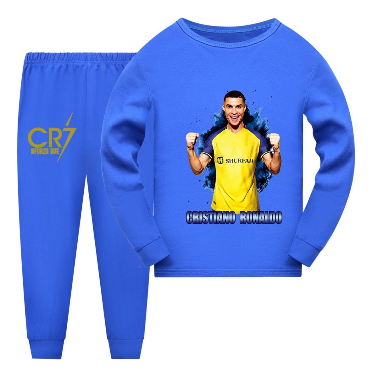 CR7 Soccer PJs for Kids – Cristiano Ronaldo No.7 Football Pajama Set ...